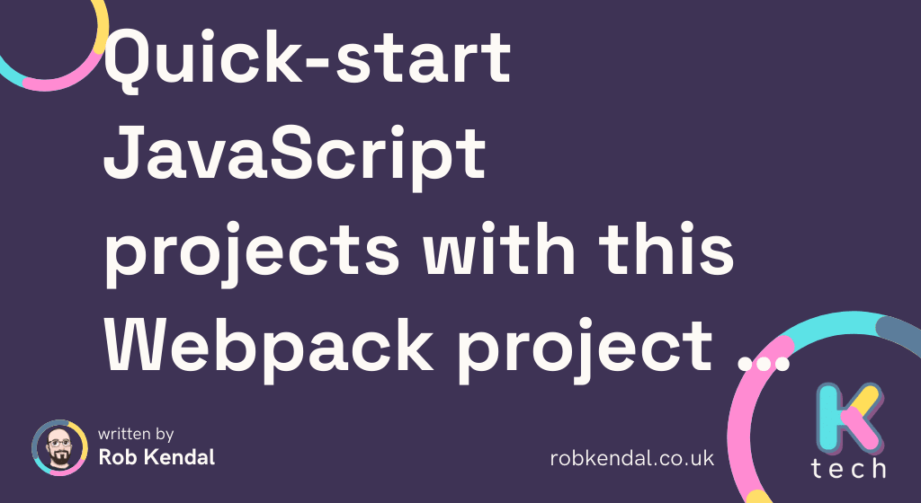 Quick-start JavaScript projects with this Webpack project starter kit